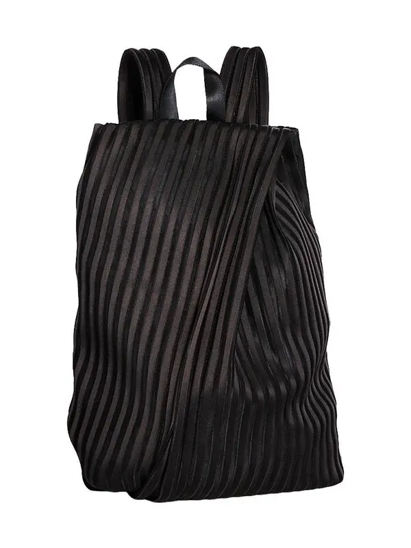 Issey Miyake Linear Knit Backpack - Black