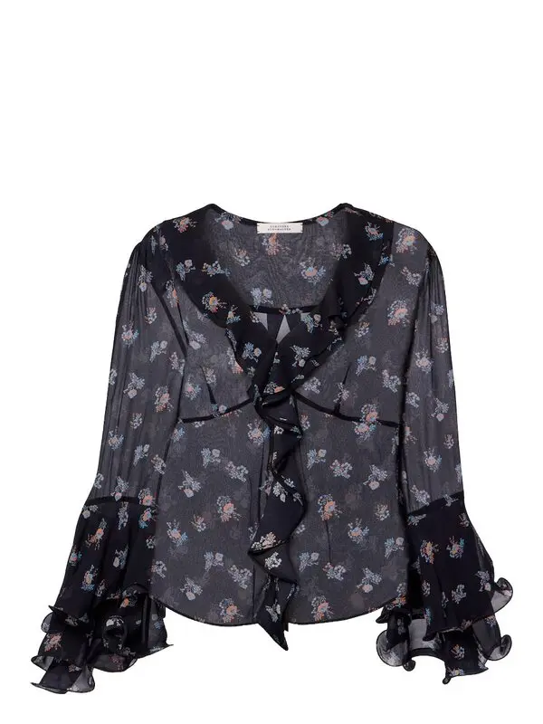 Dorothee Schumacher Airy Daydream Floral Georgette Blouse - Multicoloured