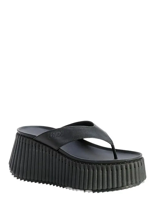 Chloé Nama Sandals - Black