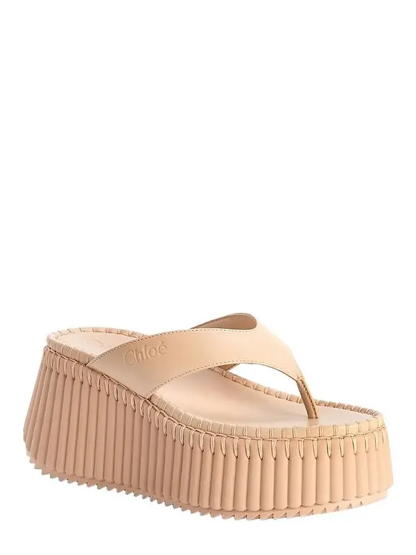 Chloé Nama Sandals - Toasted Brown