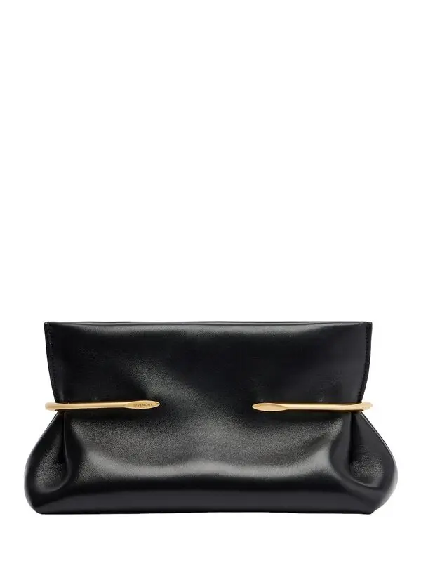 Givenchy Pinch Mini Leather Clutch - Black