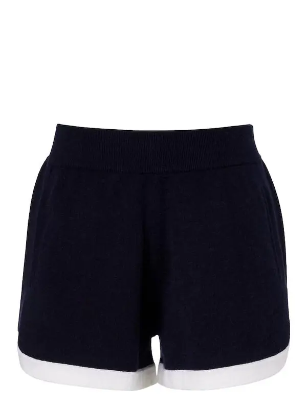 Jardin Des Orangers Cashmere Shorts - Blue