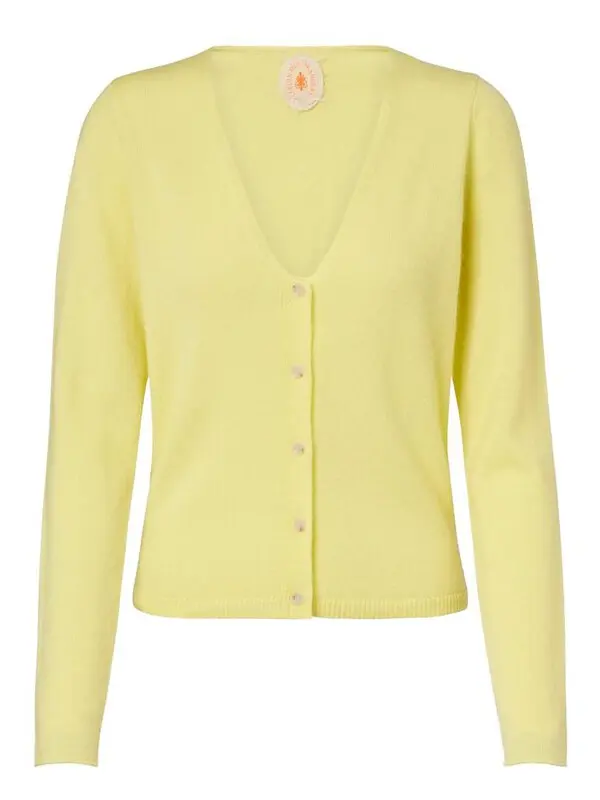 Jardin Des Orangers Cashmere Cardigan - Yellow