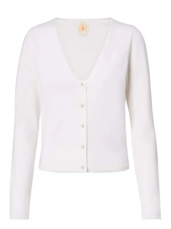 Jardin Des Orangers Cashmere Cardigan - White