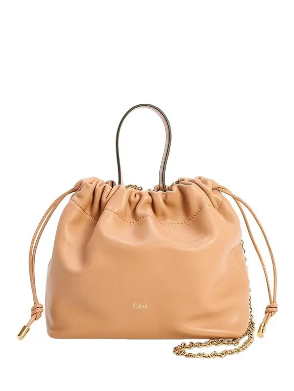 Chloé Leather Shoulder Bag - Light Tan