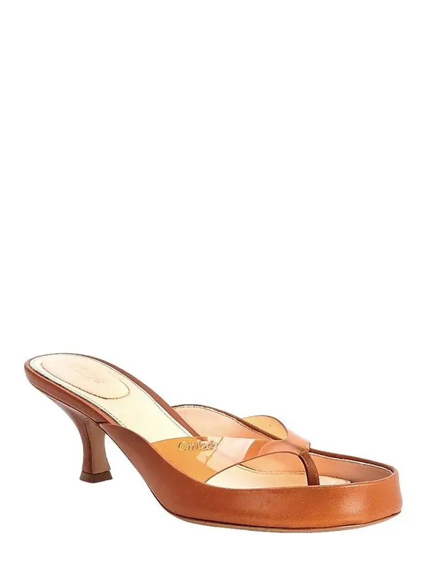 Chloé Junie Sandals - Terracotta