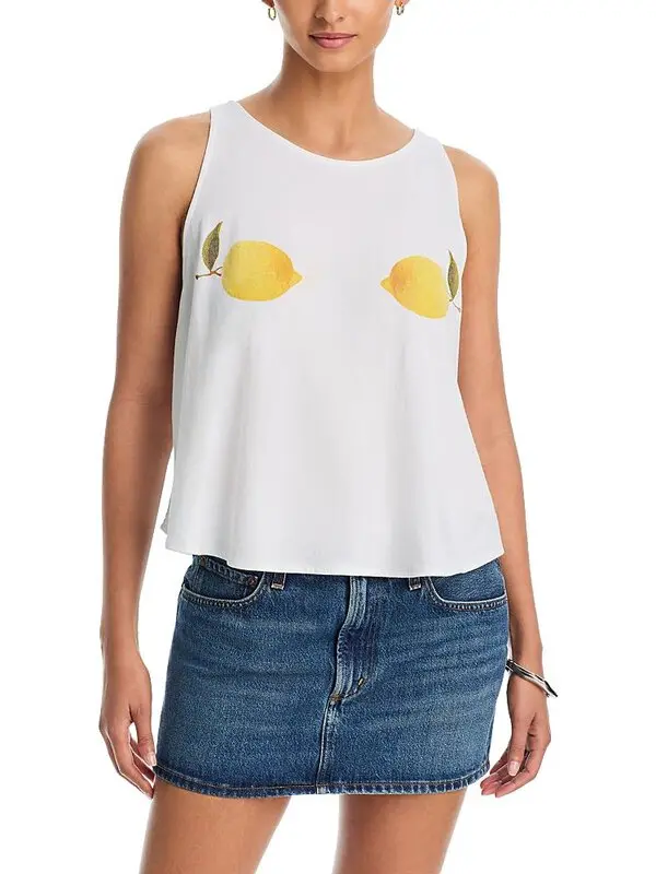Aqua Tank Top - White