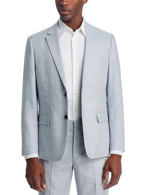 Theory Chambers Linen & Wool Slim Fit Suit Jacket - Powder Blue