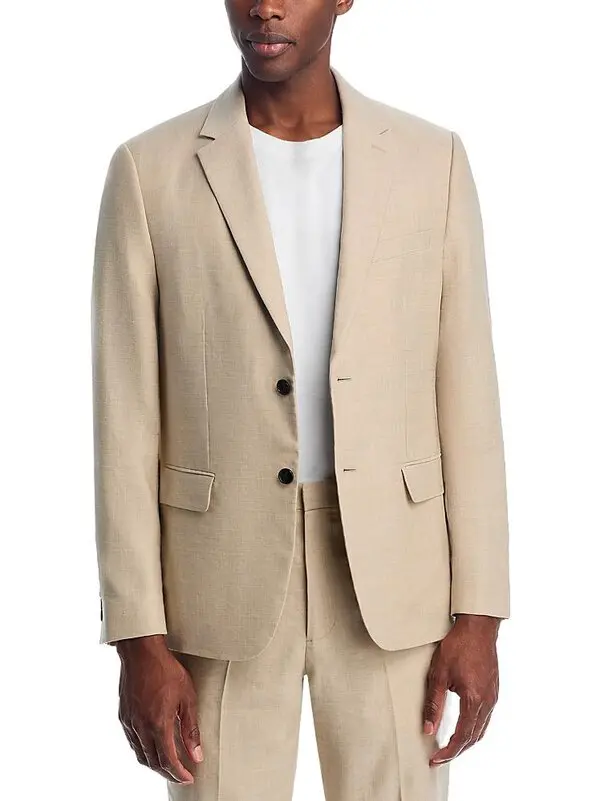 Theory Chambers Linen & Wool Slim Fit Suit Jacket - Tan