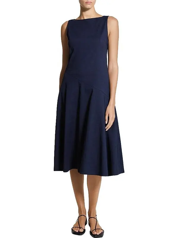 Theory Sleeveless Dress - Midnight Navy
