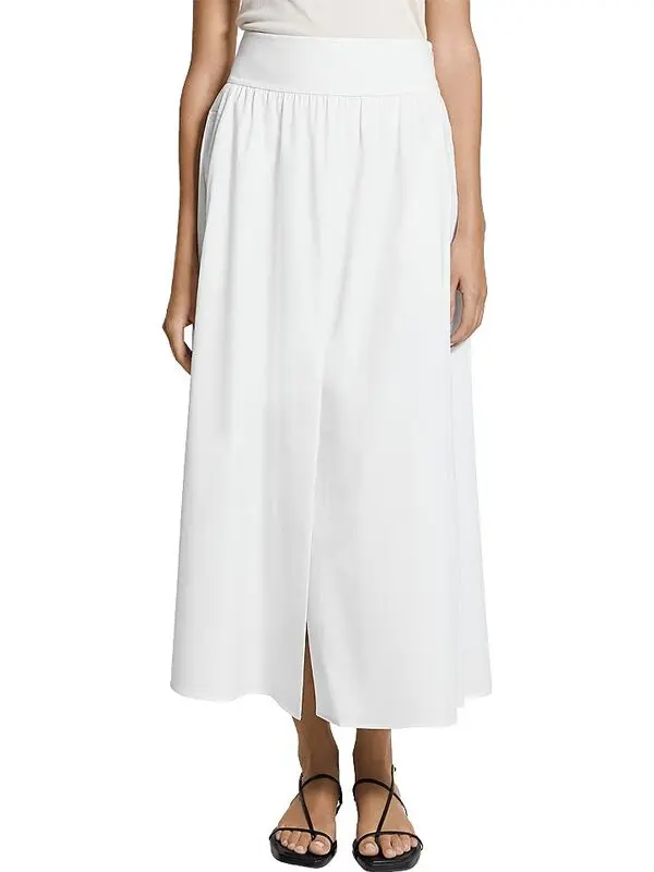 Theory Front Vent Volume Skirt - White