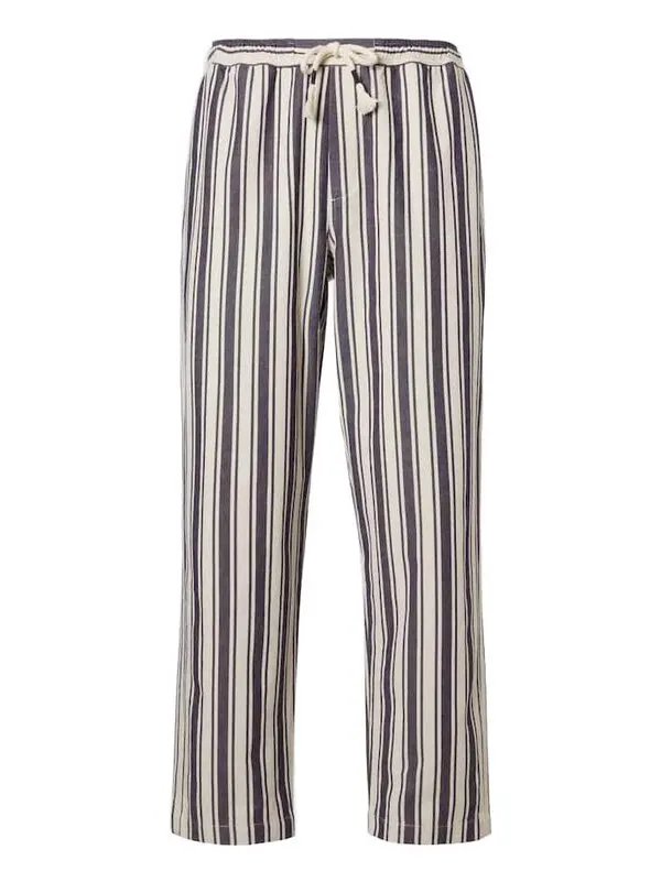 Orlebar Brown Sonoran Striped Cotton Pants - Blue