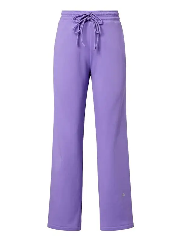 Adidas By Stella McCartney Logo Cotton Sweatpants - Purple