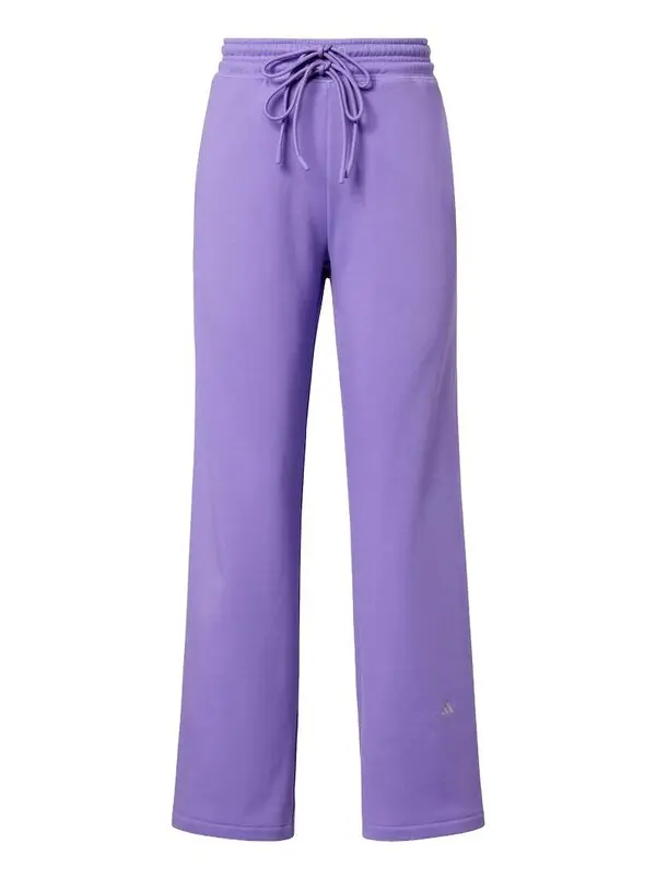 Adidas By Stella McCartney Logo Cotton Sweatpants - Purple