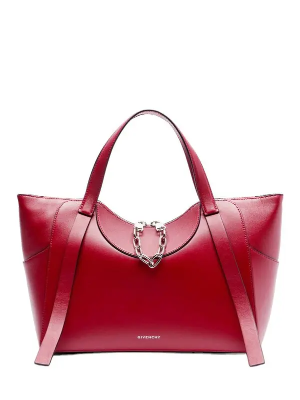 Givenchy The Snatch Medium Leather Top-handle Bag - Red