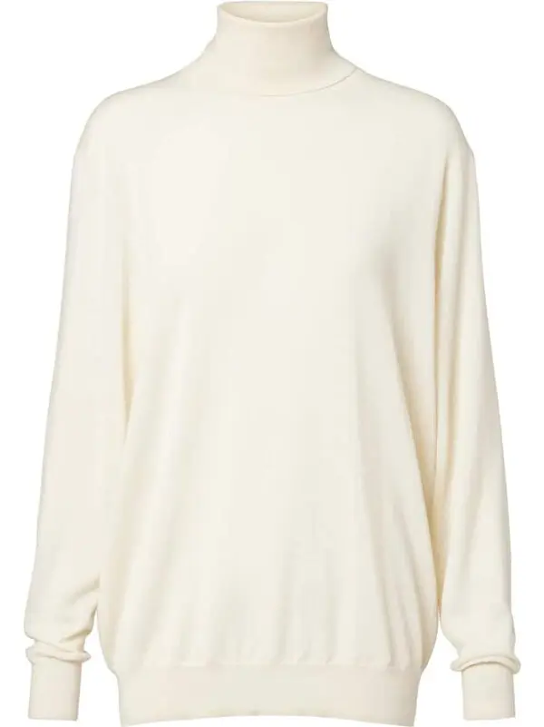 THE ROW Nabari Cashmere Sweater - White