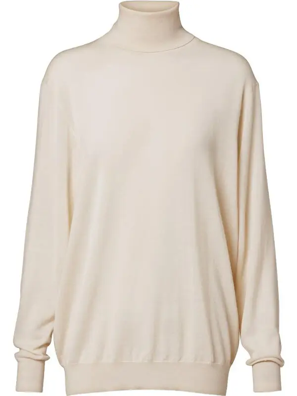 THE ROW Nabari Cashmere Sweater - White
