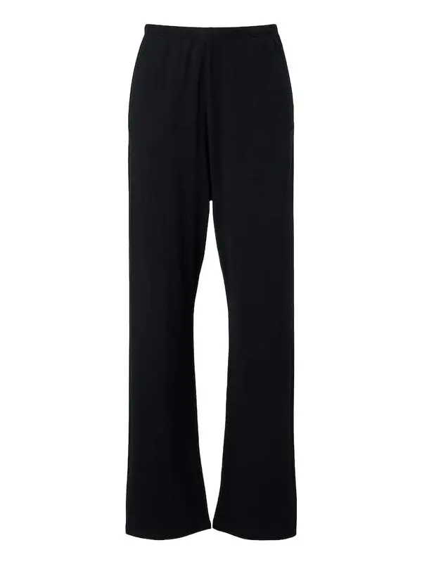THE ROW Kohana Cotton Sweatpants - Black