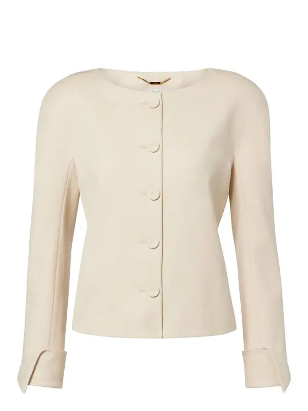Chloé Virgin Wool Jacket - Beige