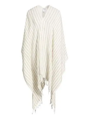 Brunello Cucinelli Cape Ivory Linen - White
