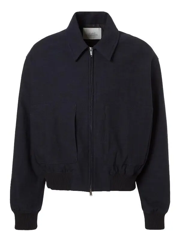 Studio Nicholson Cotton-blend Jacket - Blue