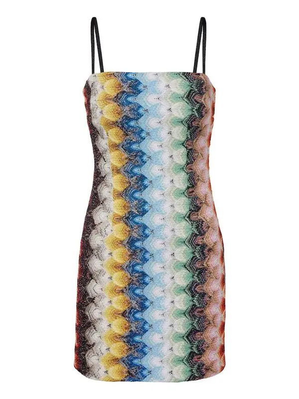 Missoni Lamé Minidress - Multicoloured