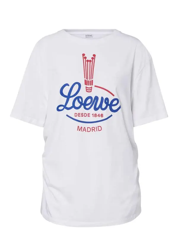 Loewe Logo Jersey T-shirt - White
