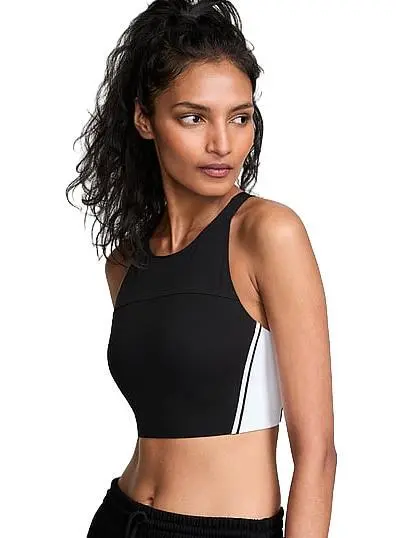 Victoria's Secret Vsx Elevateâ¢ Contour Colorblock Sports Bra - Black