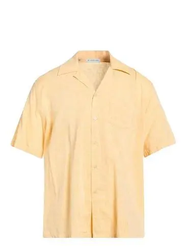 MANUEL RITZ Shirt Size Linen, Cotton - Marigold