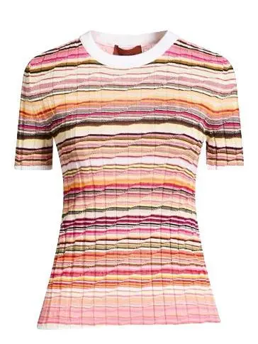 Missoni Sweater In Cotton And Viscose - Orange