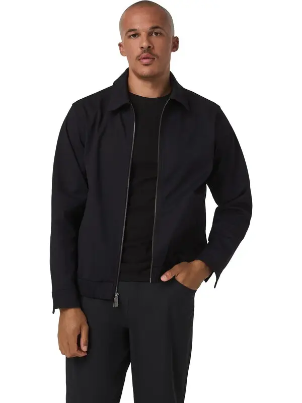 Vuori Meta™ Twill Harrington Jacket - Black
