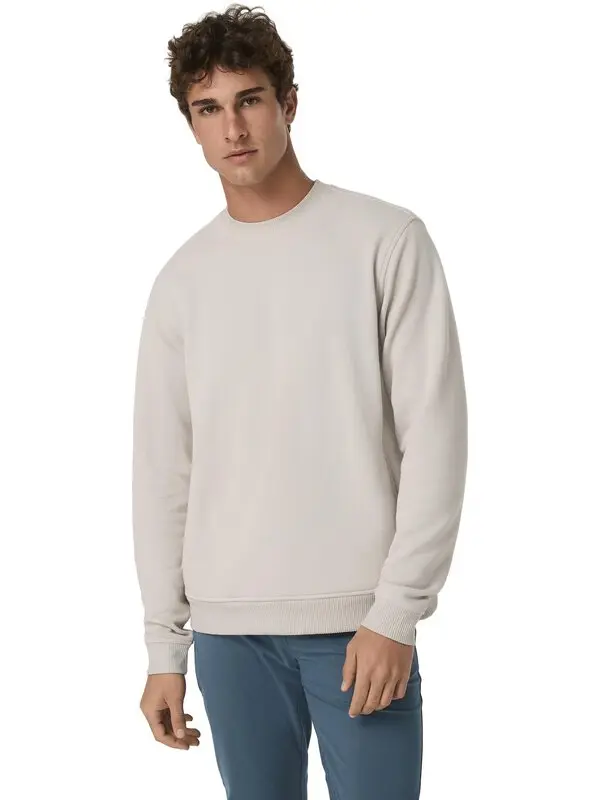 Vuori Pique Feece Crew Neck Shirt - Grey Mist