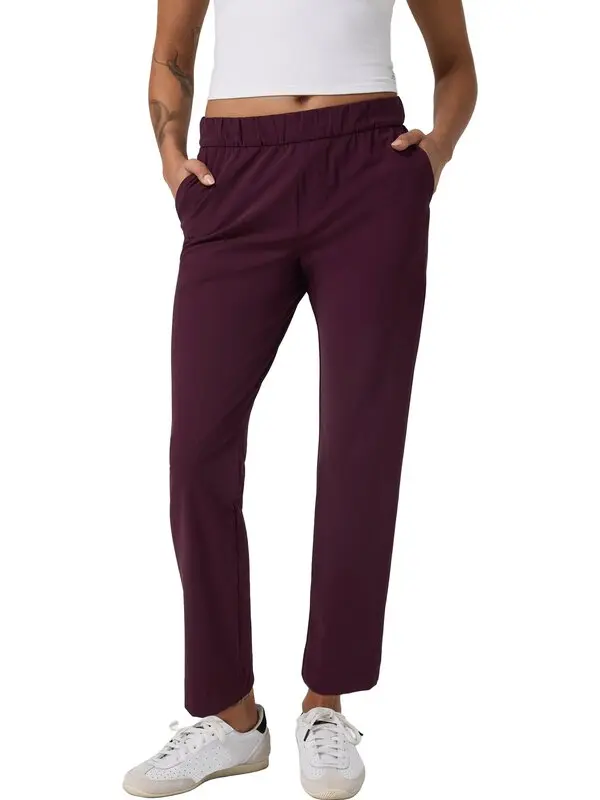 Vuori Mile Ankle Pant Long - Cerise
