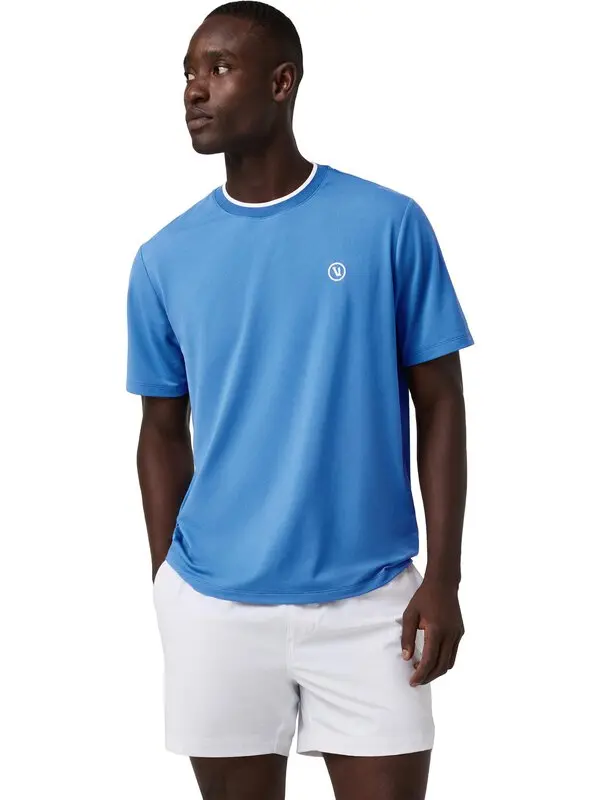 Vuori Short Sleeve Gamepoint T-shirt - Court Blue