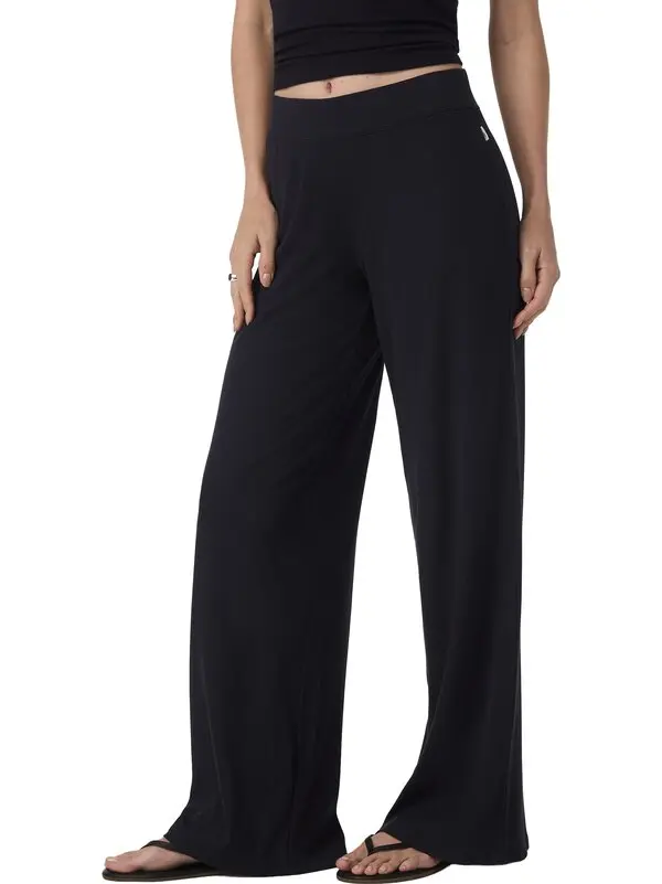 Vuori Pose Wideleg Pant - Black