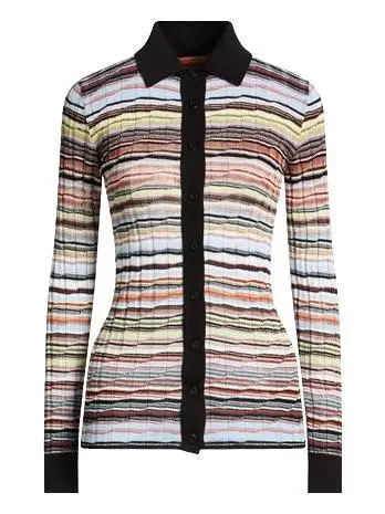 Missoni Intarsia-knit Cardigan - Blue