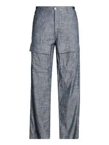 C.P. COMPANY Cotton Chambray Cargo Pants - Midnight Blue