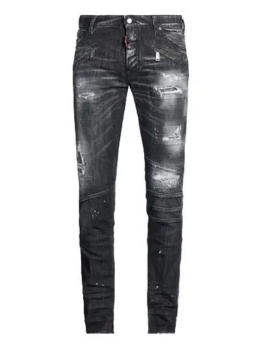 Dsquared2 Straight-leg Tie-dyed Jeans - Black