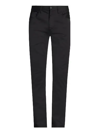 Armani Exchange Tapered Slim-fit Twill Trousers - Black