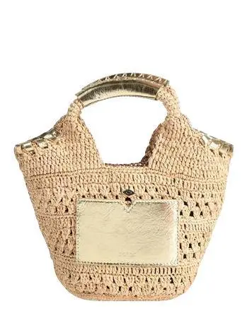 Ba&sh Raffia Handbag - Beige