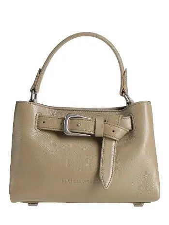 Brunello Cucinelli Handbag Khaki Leather - Beige