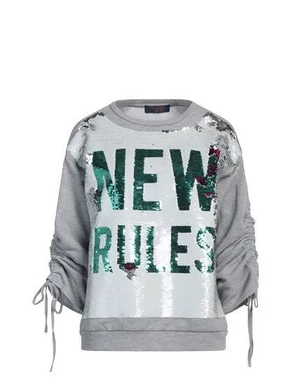 TRUSSARDI Sweatshirt In Light Cotton And Polyester - Grey