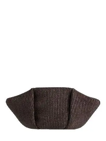 Brunello Cucinelli Handbag In Cotton And Polyamide - Dark Brown