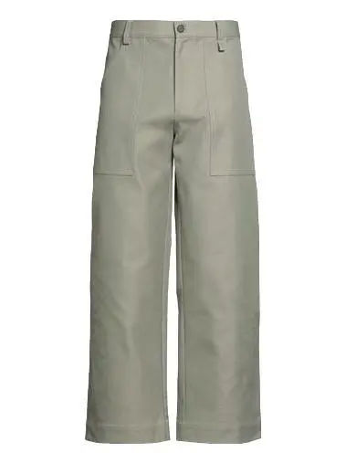 Maison Kitsuné Cotton Canvas Pants - Sage Green