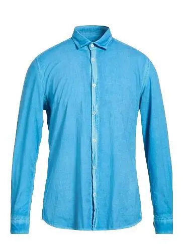 MESSAGERIE Patrizio Piscaglia Shirt Size Cotton - Azure