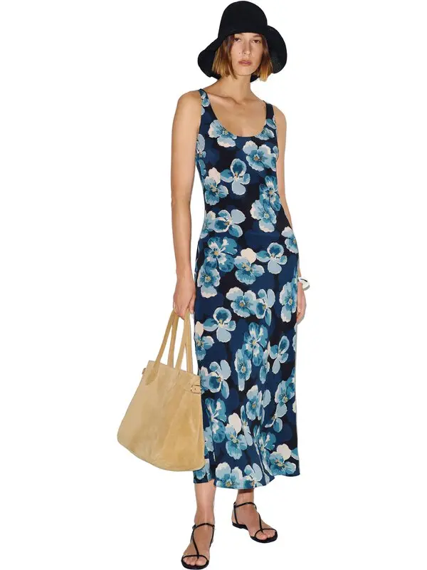 REFORMATION Mayci Maxi Dress - Blue