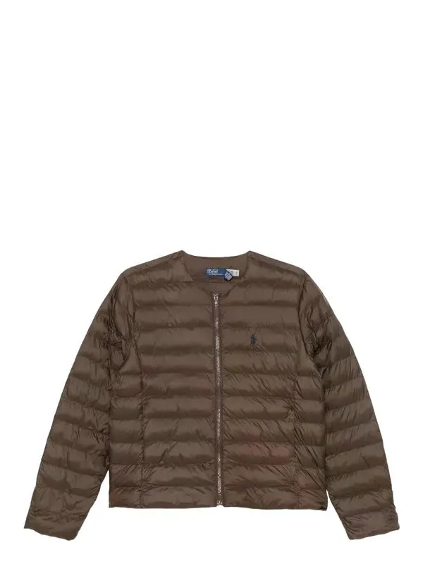 Polo Ralph Lauren Logo-embroidered Puffer Jacket - Brown