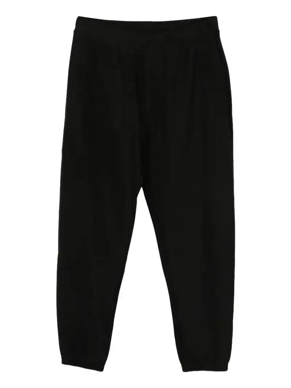 Emporio Armani Patterned Track Pants - Black