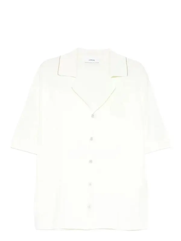 LARDINI Cotton Shirt - Neutrals