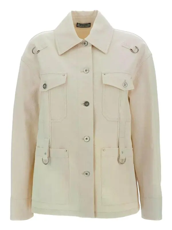 DURAZZI MILANO Buttoned Shirt Jacket - Neutrals